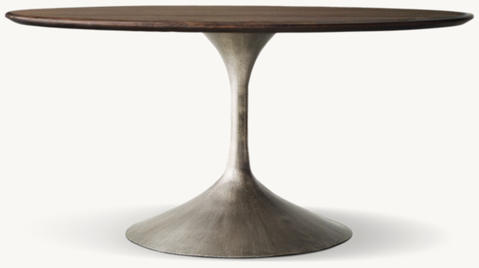 Aero Wood Round Dining Table RH