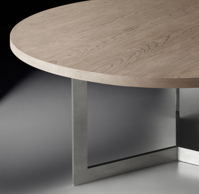 Linear Round Dining Table