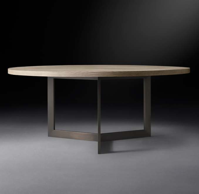 Linear Round Dining Table