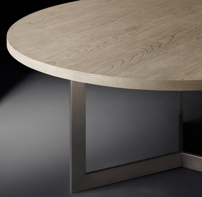 Linear Round Dining Table