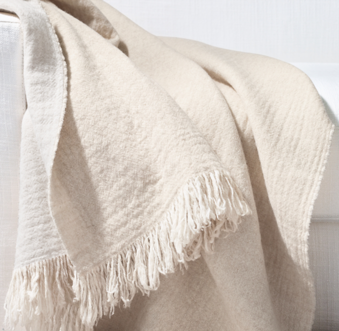 Ultra-Soft Merino Wool Throw