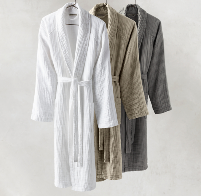 Ultra-Light Turkish Cotton Robe