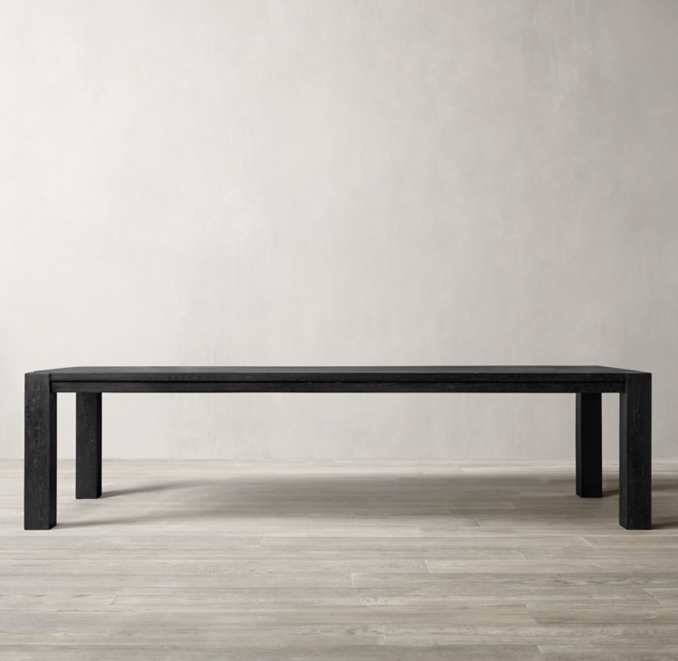 Reclaimed Oak Parsons Rectangular Dining Table