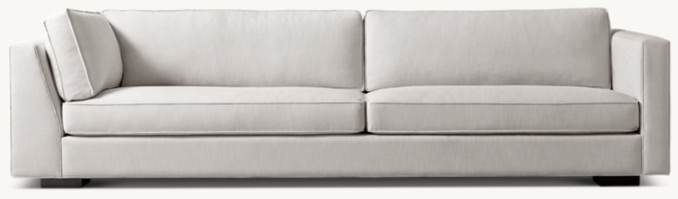 Maddox Slim-Arm Right-Arm Return Sofa | RH