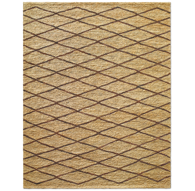 Dalam Jute & Leather Rug