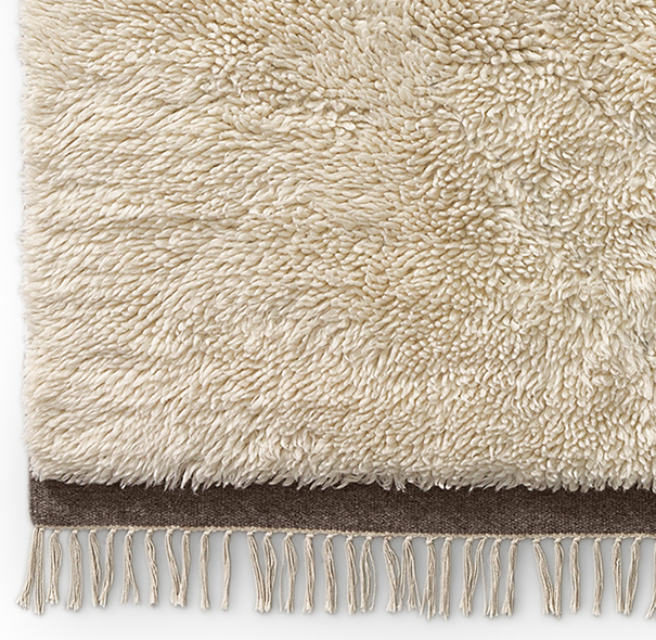 Tahir Handwoven Wool Shag Rug Swatch