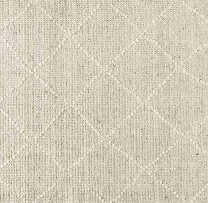 Reina Diamond Wool Rug Swatch
