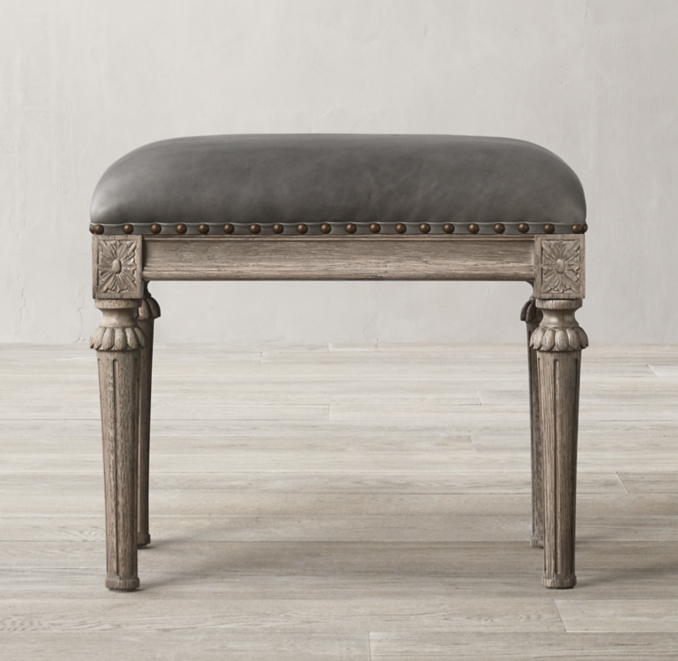 Maison Leather Stool
