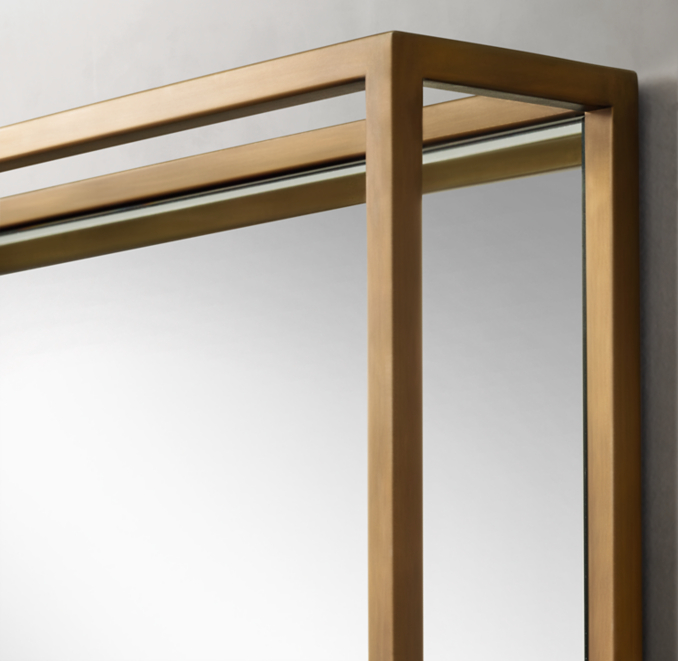 Metal Box Frame Mirror