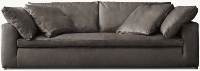 Cloud Leather Bench-Seat Sofa | RH