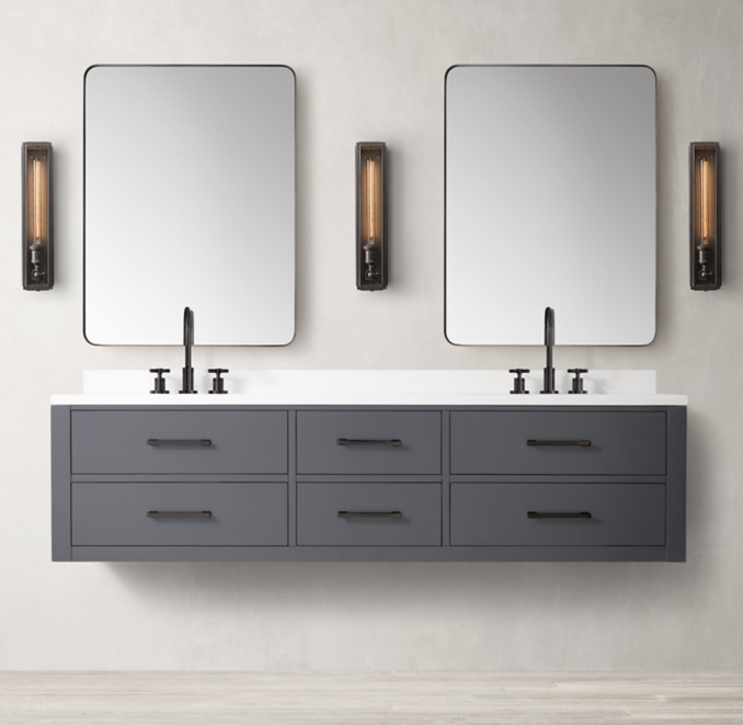 Hutton Double Floating Vanity