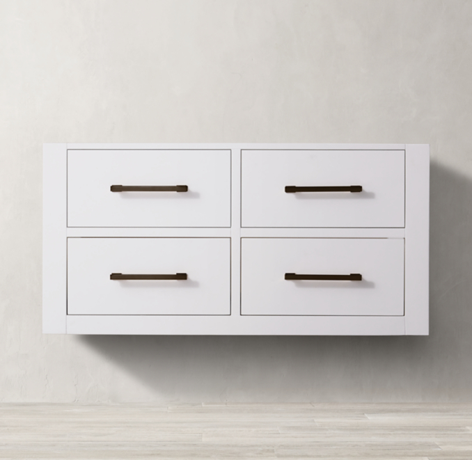 Hutton Single Floating Vanity Base