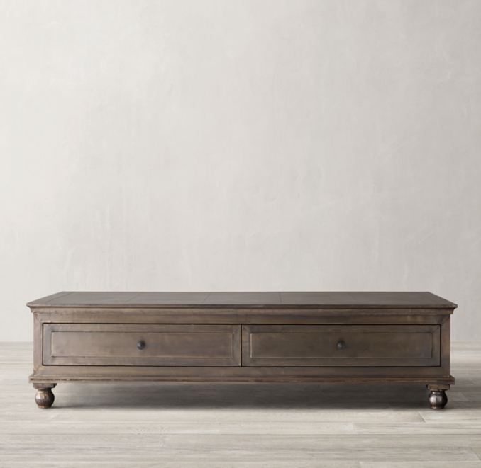 Annecy Metal-Wrapped Coffee Table