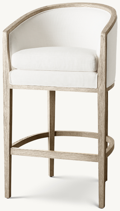 Dixon Fabric Bar & Counter Stool | RH