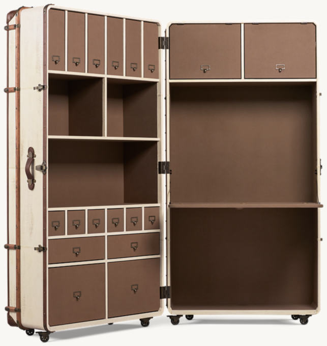 Richard s Vellum Trunk Secretary RH