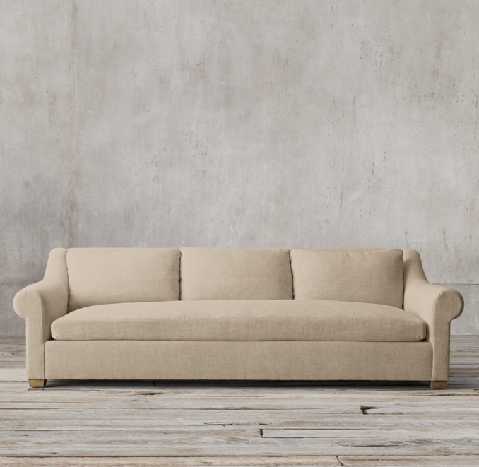 Belgian Roll Arm Sleeper Sofa