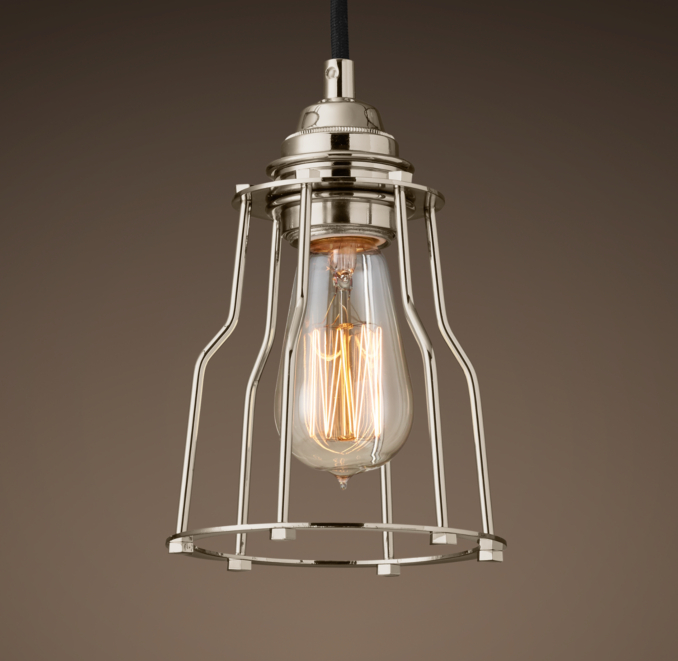 Industrial Cage Filament Pendant