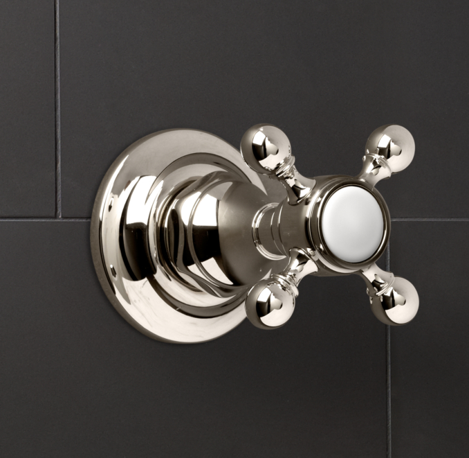 Eaton Cross-Handle Flow Control Valve & Trim Set for Thermostatic Systems