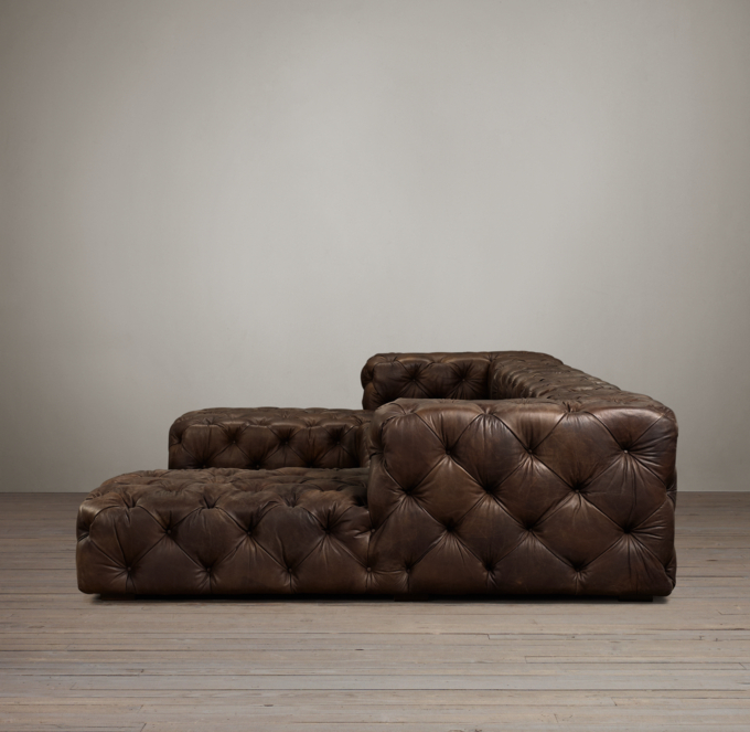 Restoration hardware tufted sectional store
