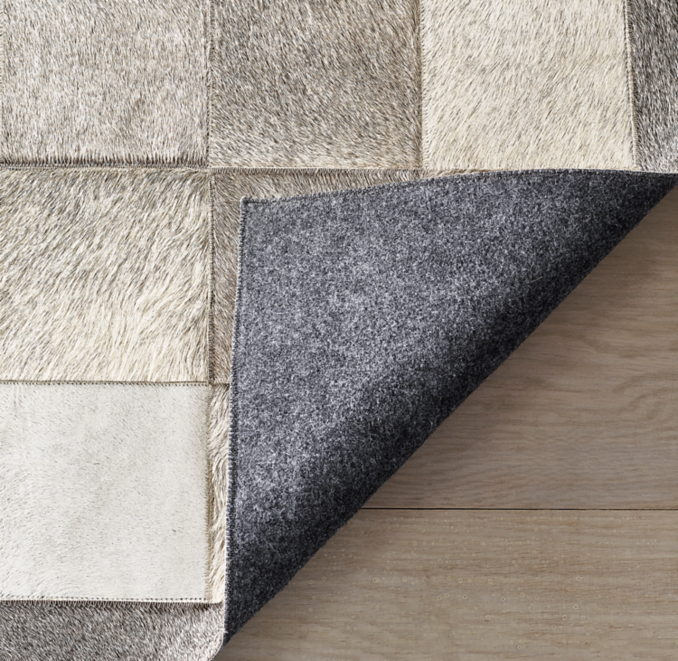 Potrero Hide Patchwork Rug