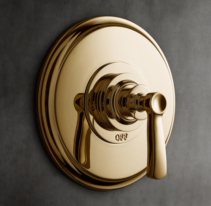 Asbury Lever-Handle Balanced-Pressure Shower Valve & Trim Set