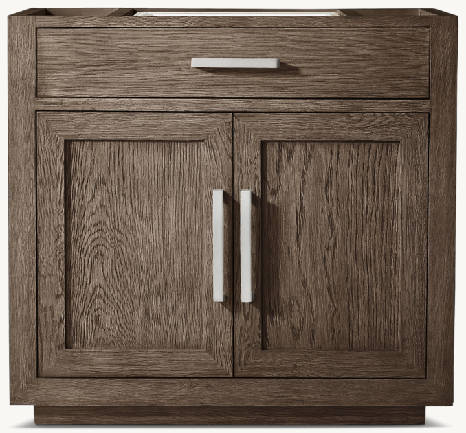 Kempton Oak Single Vanity Base | RH