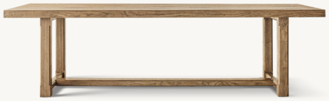 Cayden Campaign Dining Table Collection | RH