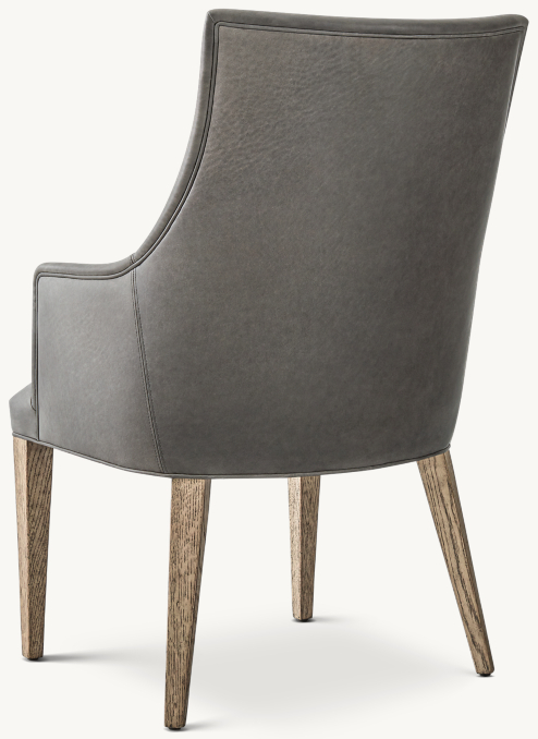 Ella Leather Dining Armchair | RH