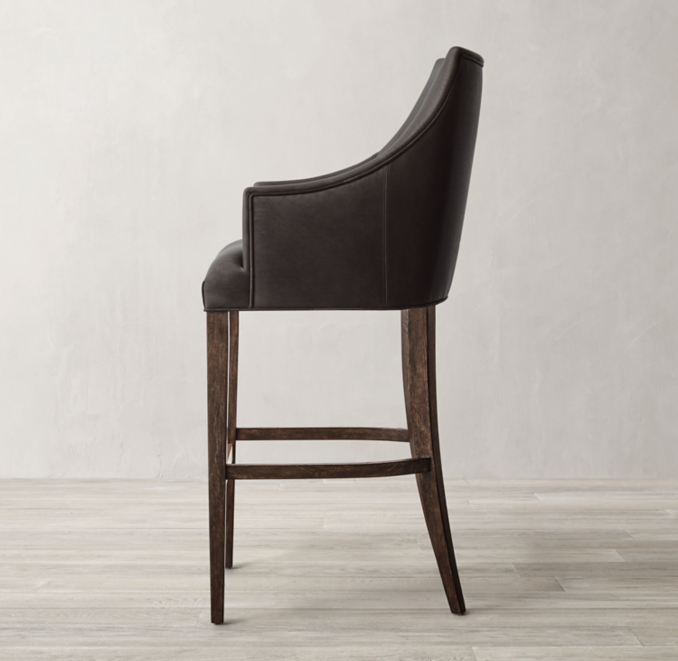 Ella Leather Bar & Counter Stool