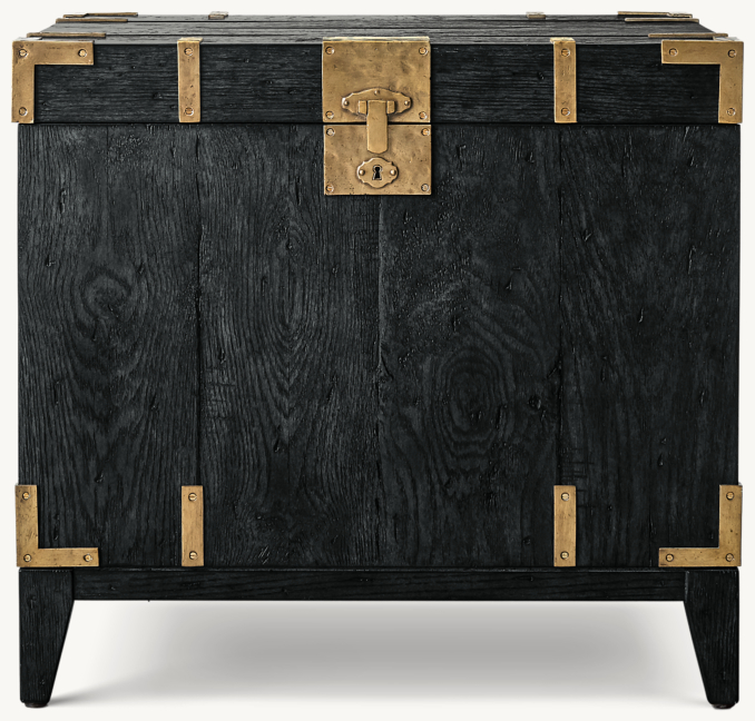 Cayden Campaign Trunk Side Table | RH