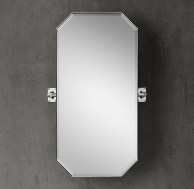 LAMBETH HEXAGONAL PIVOT MIRROR | RH
