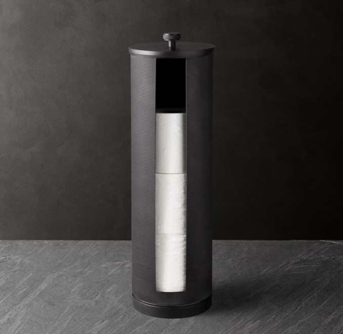 Lambeth Knurled Tissue Storage Canister