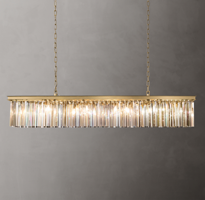 Rhys Rectangular Chandelier 60"