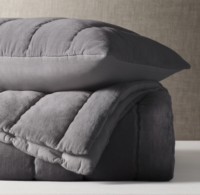 Organic Cotton Velvet Channel Quilt