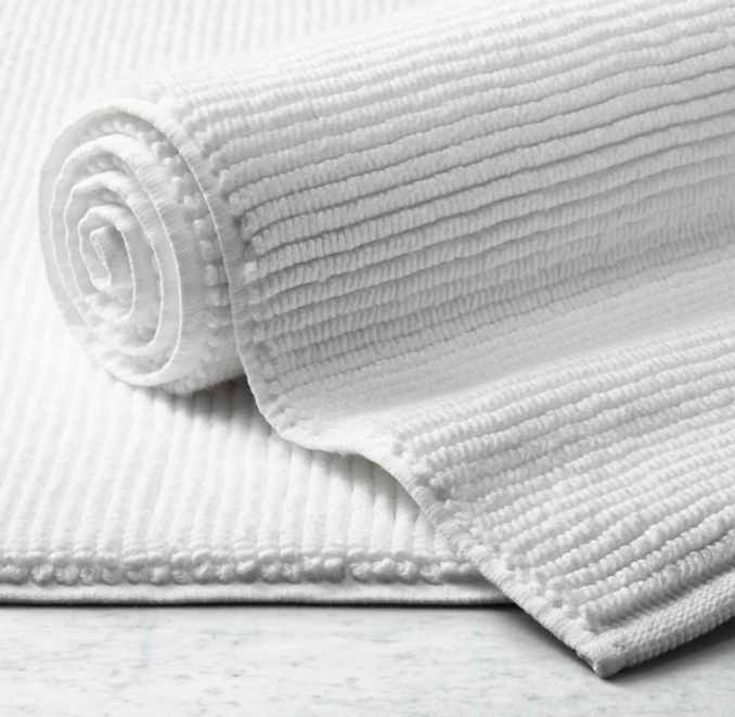 Organic Ribbed Turkish Bath Rug