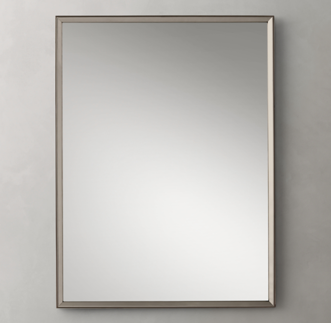 Metal Beveled Mirror