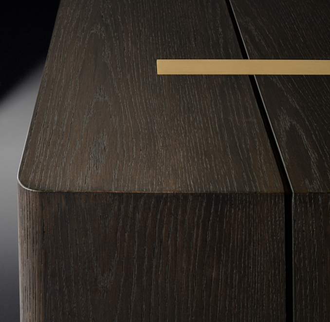 Balmain Oak Square Side Table