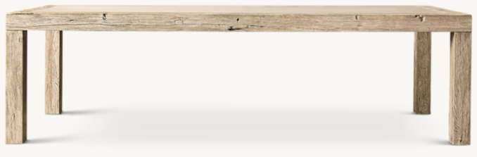 Ridgeline Rectangular Dining Table | RH