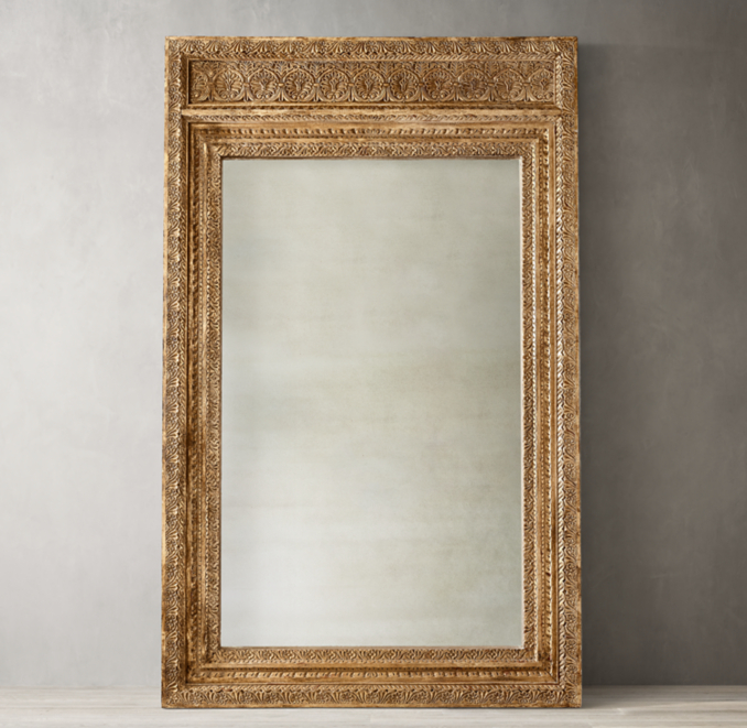 Turkish Hand-Carved Doorframe Mirror