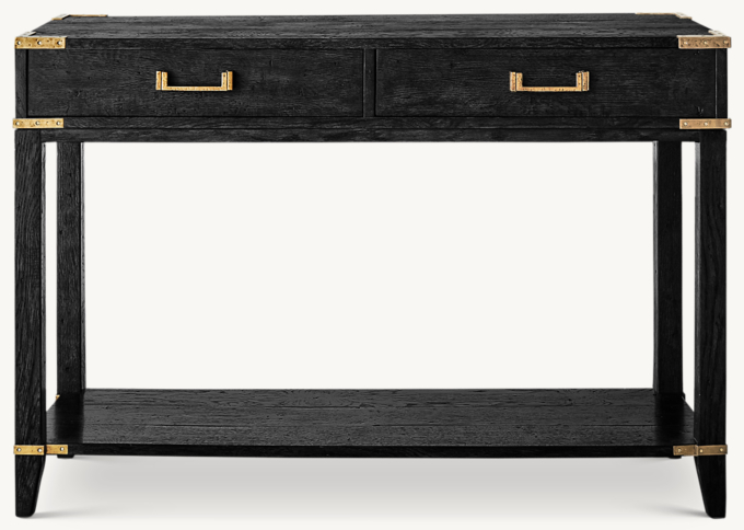 Cayden Campaign 3 Drawer Console Table RH