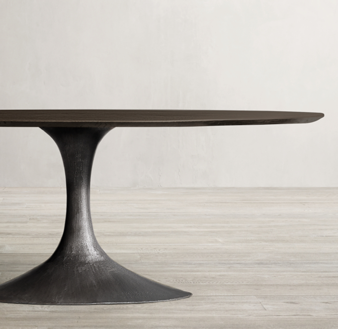Aero Wood Oval Dining Table