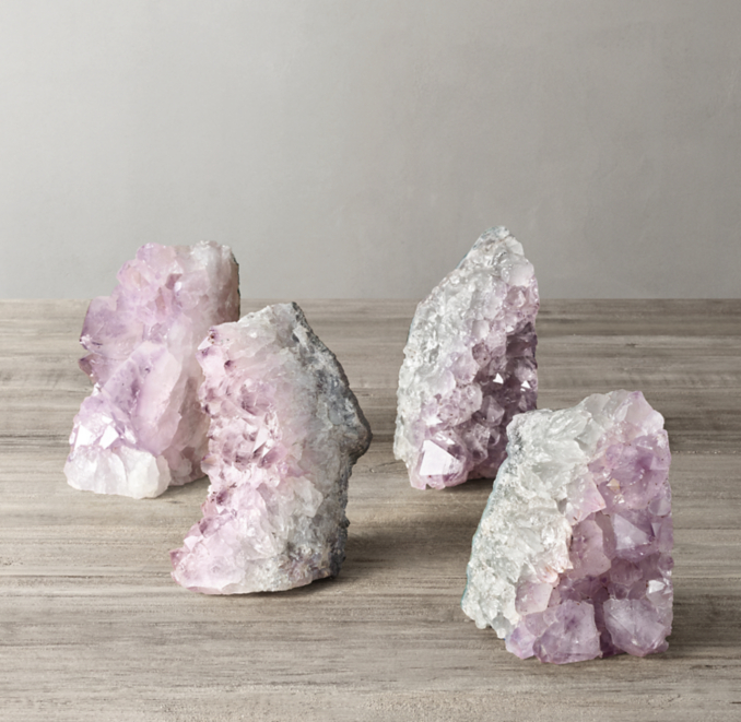 Amethyst Cluster Bookends