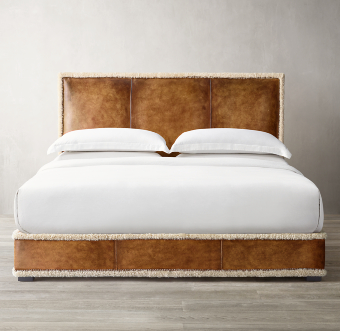 Berne Leather Bed