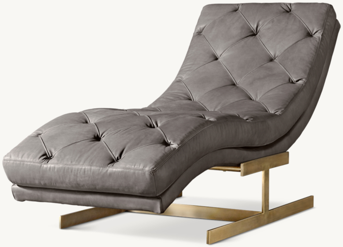 Leather Chaises RH