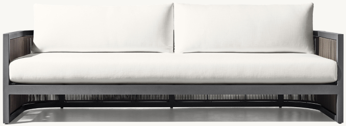 Capri Aluminum Sofa - Frame Only | RH