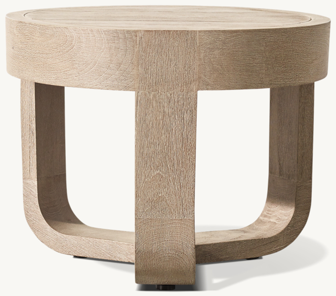 Prado Teak Round Side Table RH