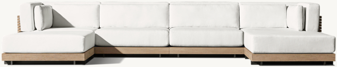 Caicos Teak Modular Sectional | RH