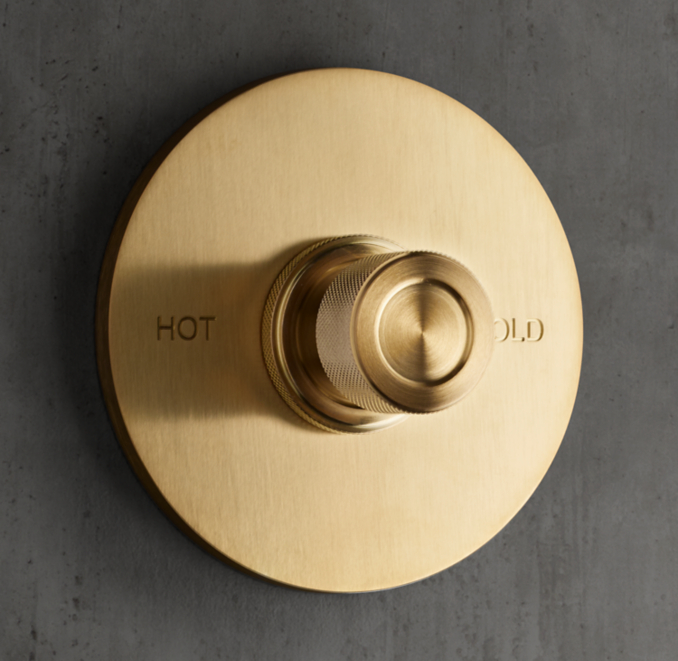 Lambeth Knurled Knob-Handle Balanced-Pressure Shower Valve & Trim Set | RH