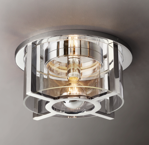 Restoration Hardware Flushmount Ceiling Light | Shelly Lighting