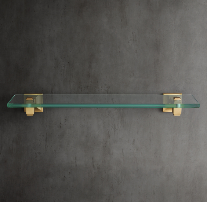 Dillon Glass Shelf | RH